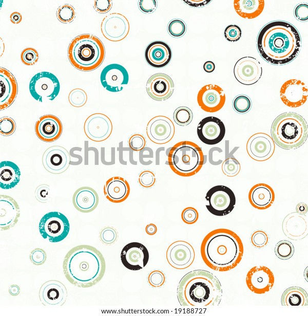 Abstract Fancy Circles Illustration Design Stock Vector (Royalty Free ...
