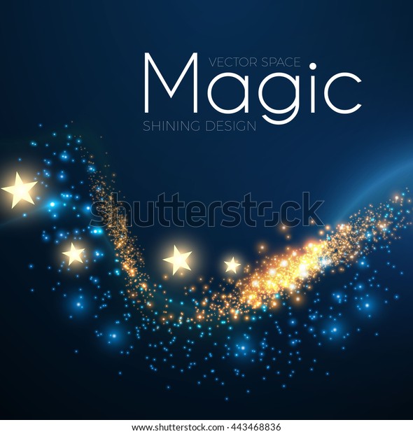 Abstract Fantastic Wave Background Magic Design Stock Vector (Royalty ...