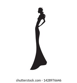 Abstract Female Figure Vector Logo Icon: เวกเตอร์สต็อก (ปลอดค่า ...