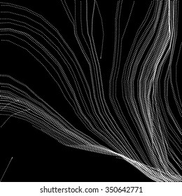 Abstract Filamentous Element Design Project Vector Stock Vector ...