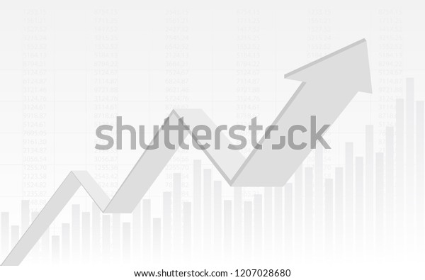 Abstract Financial Chart 3d Uptrend Line Stock Vector (Royalty Free ...