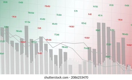 Abstract Financial Chart Down Trend Line Stock Vector (Royalty Free ...