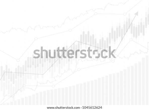 Abstract Financial Chart Line Graph Numbers Stock Vector (Royalty Free ...