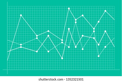Abstract Financial Chart Uptrend Line Graph Stock Vector (Royalty Free ...