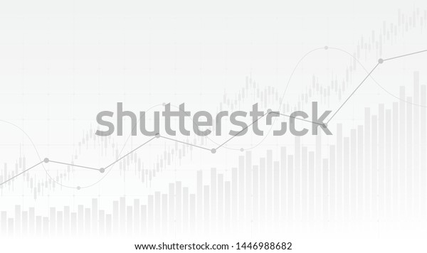 Abstract Financial Chart Uptrend Line Graph Stock Vector (Royalty Free ...