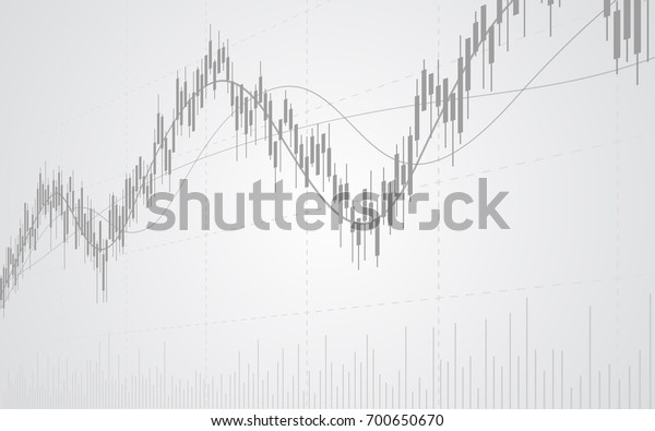 Abstract Financial Line Graph Bar Chart Stock Vector (Royalty Free ...