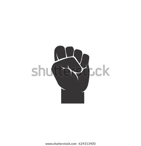 Abstract Fist Logo Design: vetor stock (livre de direitos) 624313400 ...
