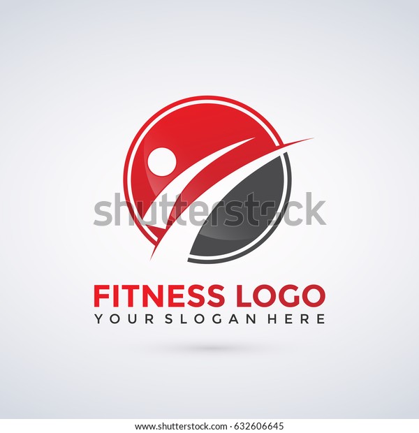 Abstract Fitness Logo Template Vector Illustration Stock Vector ...
