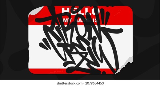 2,369 Hello Graffiti Images, Stock Photos & Vectors | Shutterstock
