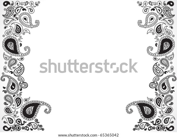 Abstract Floral Ornament Design Vector Illustration Stock Vector