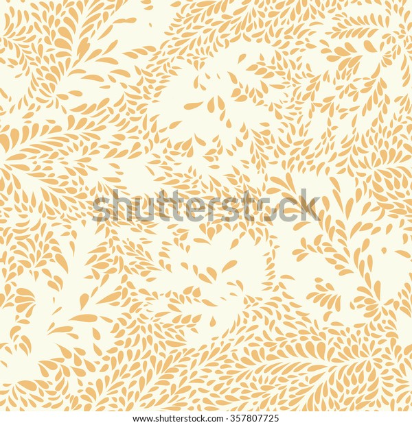 Abstract Floral Seamless Pattern Leaves Swirl Stock Vector (Royalty ...