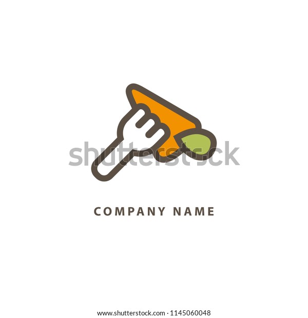 Abstract Food Logo Icon Vector Design Stock Vector (Royalty Free ...