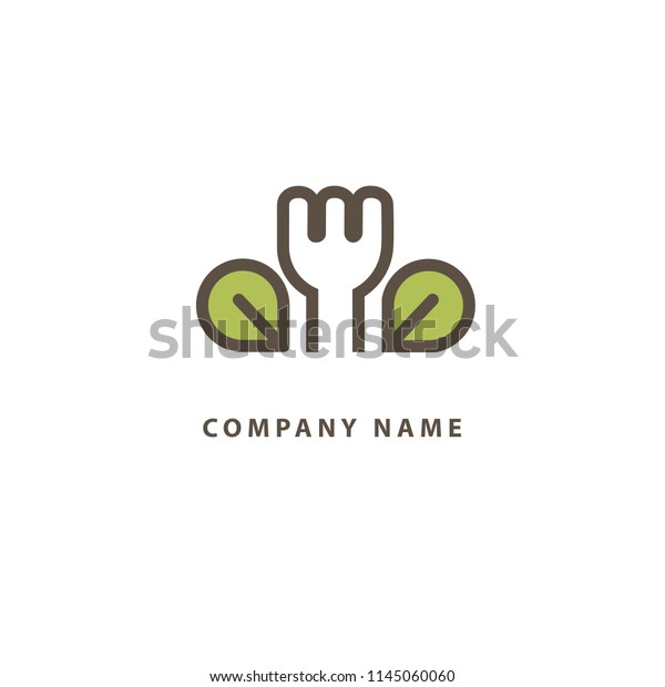 Abstract Food Logo Icon Vector Design Stock Vector (Royalty Free ...