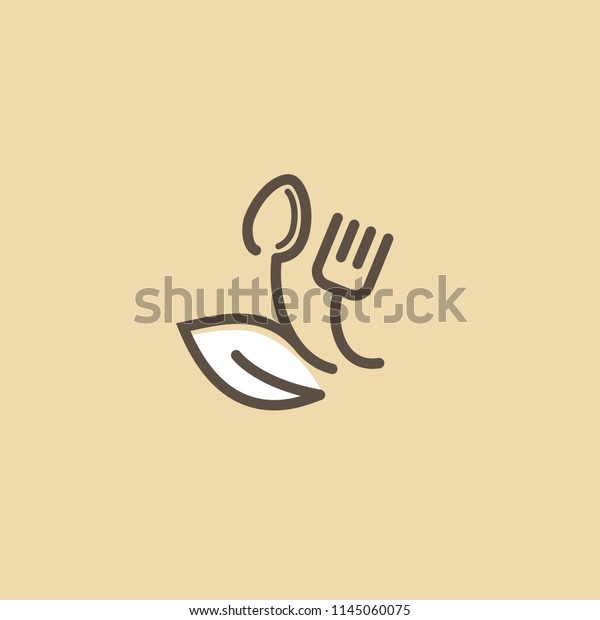 Abstract Food Logo Icon Vector Design Stock Vector (Royalty Free ...