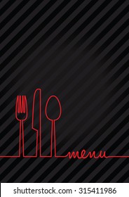 Abstract Food Menu Background Stock Vector (Royalty Free) 315411986 ...