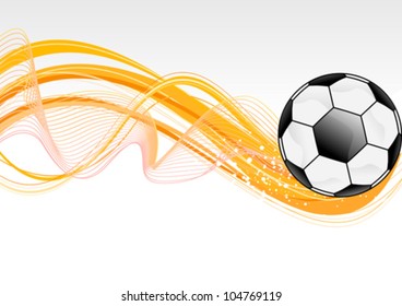 Abstract Football Wave Background Vector Illustration Stock Vector ...