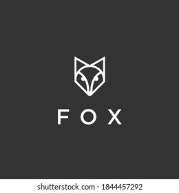 Abstract Fox Logo Crystal Icon Stock Vector (Royalty Free) 1844457292 ...