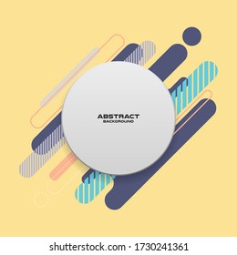 Abstract Freeform Shape Geometric Background Vector Stock Vector ...