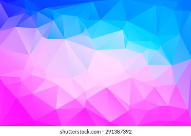 Abstract Futuristic Background Pink Modern Lowpoly Stock Vector ...