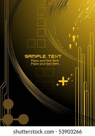 Abstract Futuristic Background Vector Illustration Stock Vector ...