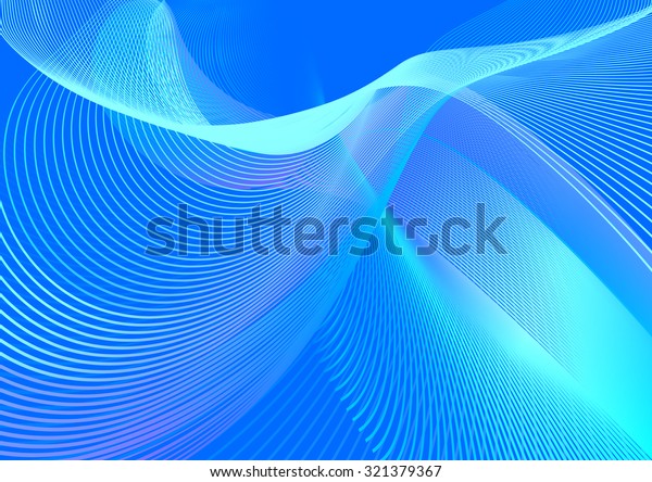 Abstract Futuristic Line Art Background Stock Vector (Royalty Free ...