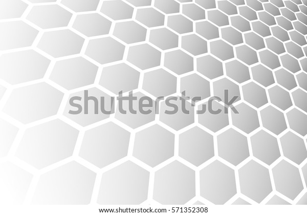Abstract Futuristic Modern Background Hexagons 3d Stock Vector (Royalty ...