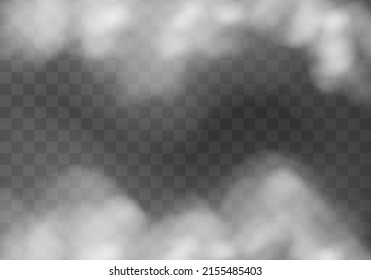 Abstract Gas On Transparent Background Vapor Stock Vector (Royalty Free ...