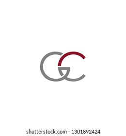 Abstract Gc Letter Initial Logo Symbol Stock Vector (Royalty Free ...
