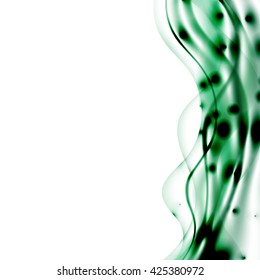 Abstract Geen Wave Background Venom Virus Stock Vector (Royalty Free ...