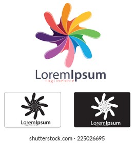 Abstract Generic Logo Concept Illustration Stock Vector (Royalty Free ...