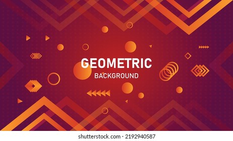 Abstract Geometric Background Banner Design Stock Vector (Royalty Free ...