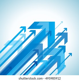 Abstract Geometric Background Composition Arrows Stock Vector (Royalty ...