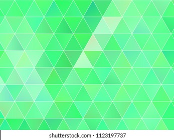 Abstract Geometric Background Green Triangles Polygon Stock Vector ...