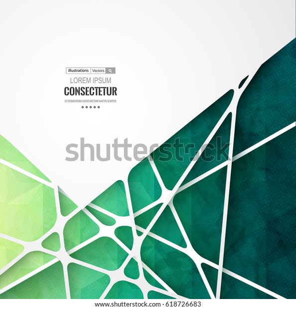 Abstract Geometric Background Polygons Info Graphics Stock Vector ...