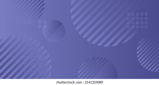 Abstract Geometric Background Purple Gradient Circle Stock Vector ...
