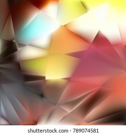 Abstract Geometric Background Triangles Shine Polygons Stock Vector ...