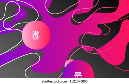 Abstract Geometric Background Vanishing Waves Modern Stock Vector ...