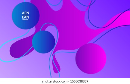 Abstract Geometric Background Vanishing Waves Modern Stock Vector ...