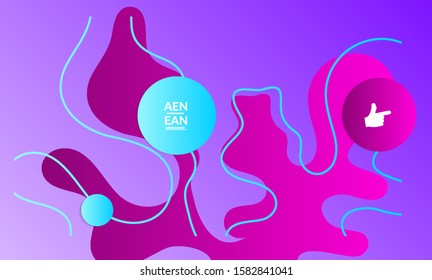 Abstract Geometric Background Vanishing Waves Modern Stock Vector ...