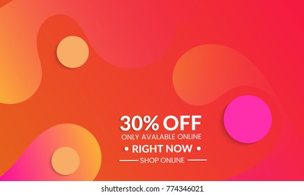 Abstract Geometric Background Vanishing Waves Modern Stock Vector ...