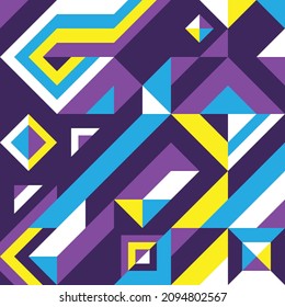Abstract Geometric Concept Poster Design Graphic Stock Vector (Royalty ...