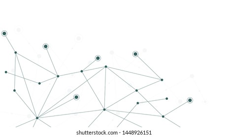 Network Connecting Dot Polygon Background Concept Stock Vector (Royalty ...