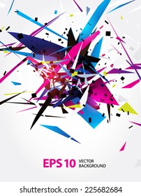 Abstract Geometric Crush Background Vector Illustration Stock Vector ...