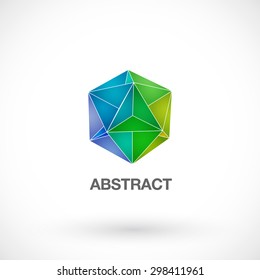 Abstract Geometric Crystal Logo Your Company Stock Vector (Royalty Free ...