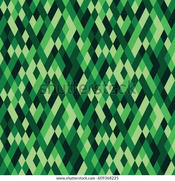 Abstract Geometric Diamond Pattern Green Stock Vector (Royalty Free ...