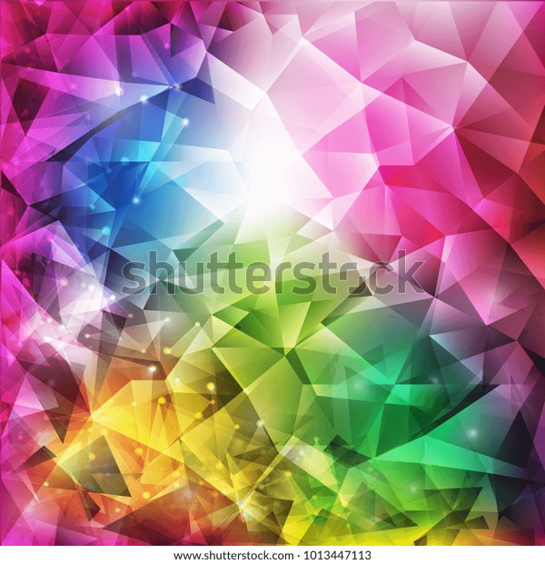 Abstract Geometric Full Color Space Modern Stock Vector (Royalty Free ...