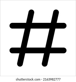 Abstract Geometric Grid Hashtag Shapes Doodle Stock Vector (Royalty ...