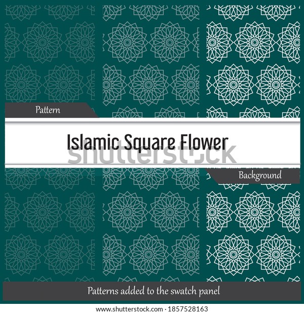 Abstract Geometric Islamic Wallpaper Mosque Decoration Stock Vector ...