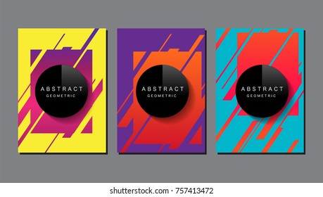 Abstract Geometric Layout Design Template Vector Stock Vector (Royalty ...