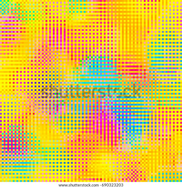 Abstract Geometric Multicolor Checkered Background Mosaic Stock Vector ...